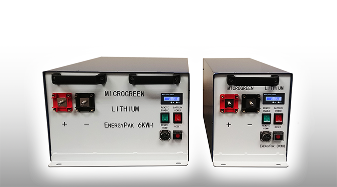 Energy Pak lithium batteries for solar energy storage | Microgreen.ca